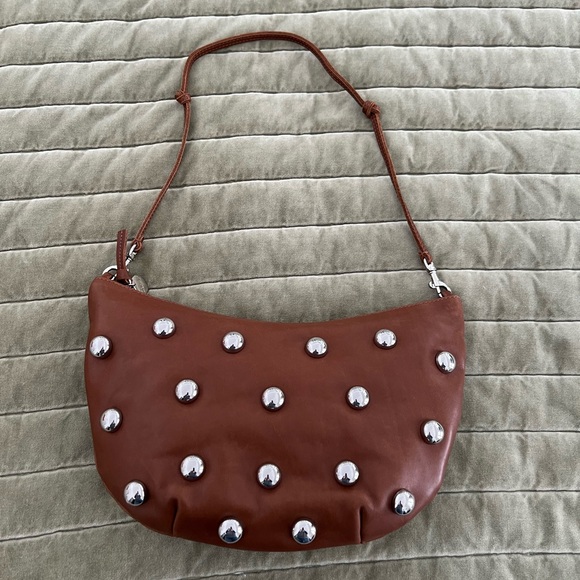 Clare V. | Bags | Clare V Lune Bag Brown Leather | Poshmark